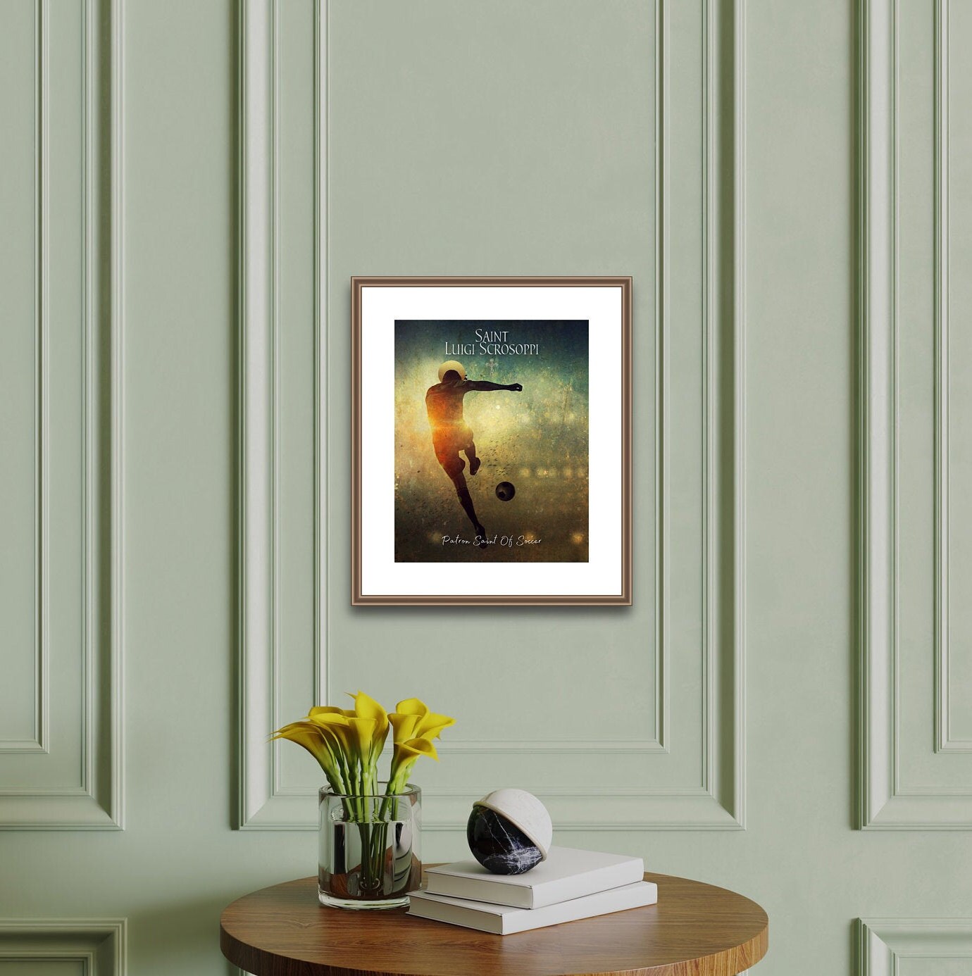 Patron Saint of Soccer, Saint Luigi Scrosoppi, Gift for Soccer Fans ...