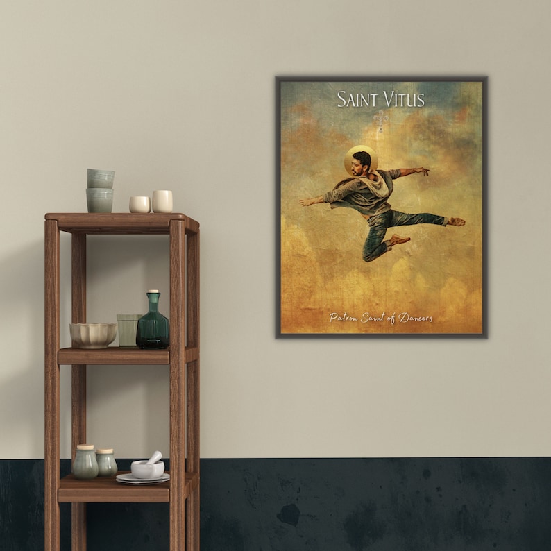 Dancing Saint Vitus Patron Saint of Dancers Catholic - Etsy Australia