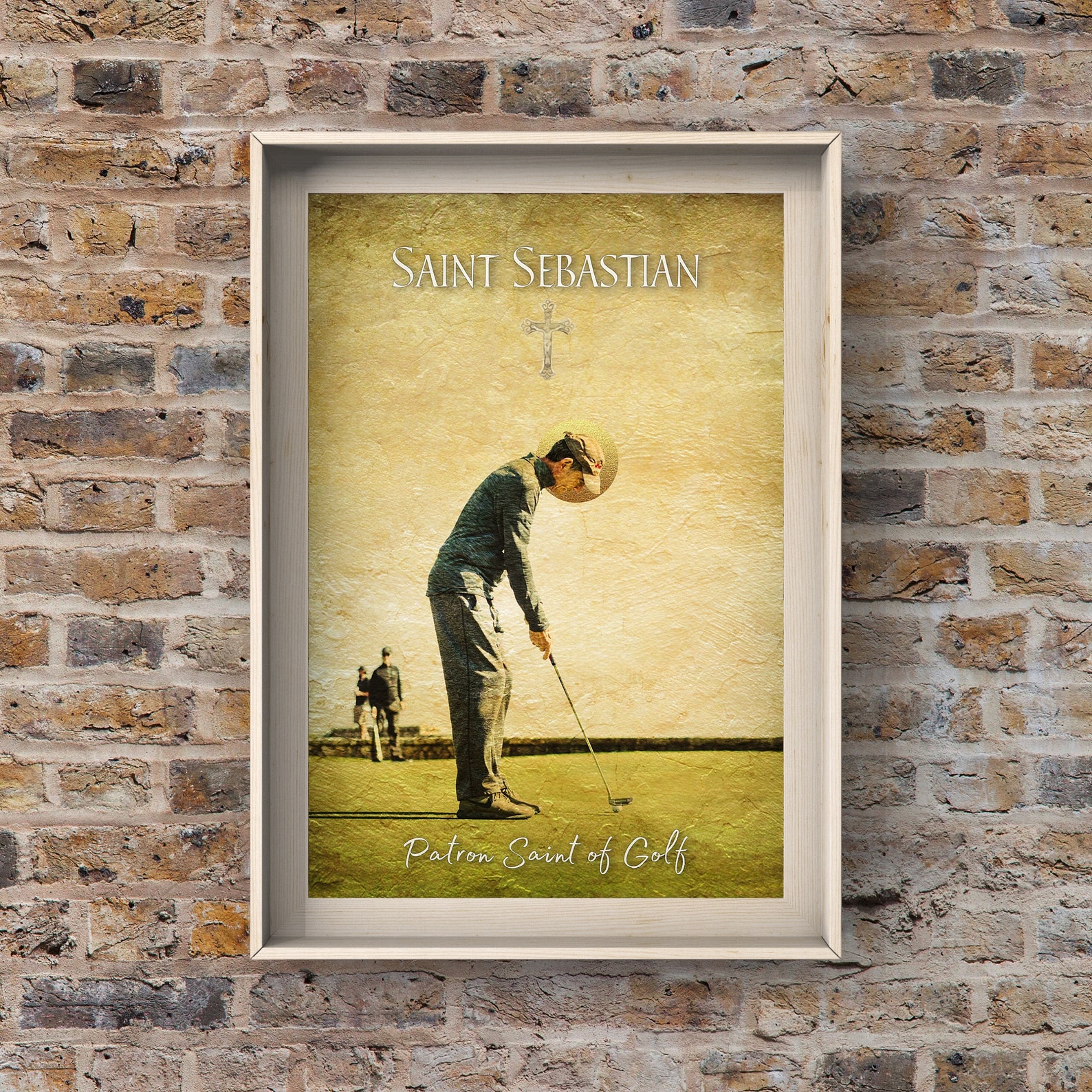 GOLF, Saint Sebastian, Patron Saint of Golf, Catholic Wall Art, Digital ...