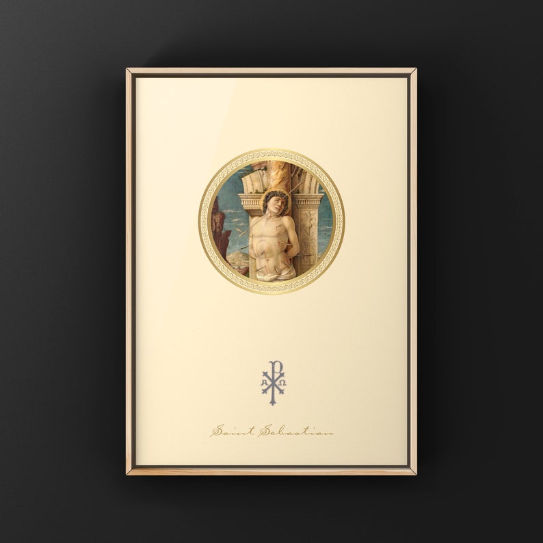 St. Sebastian Patron Saint of Athletes Christian Martyr Patron Saint of ...