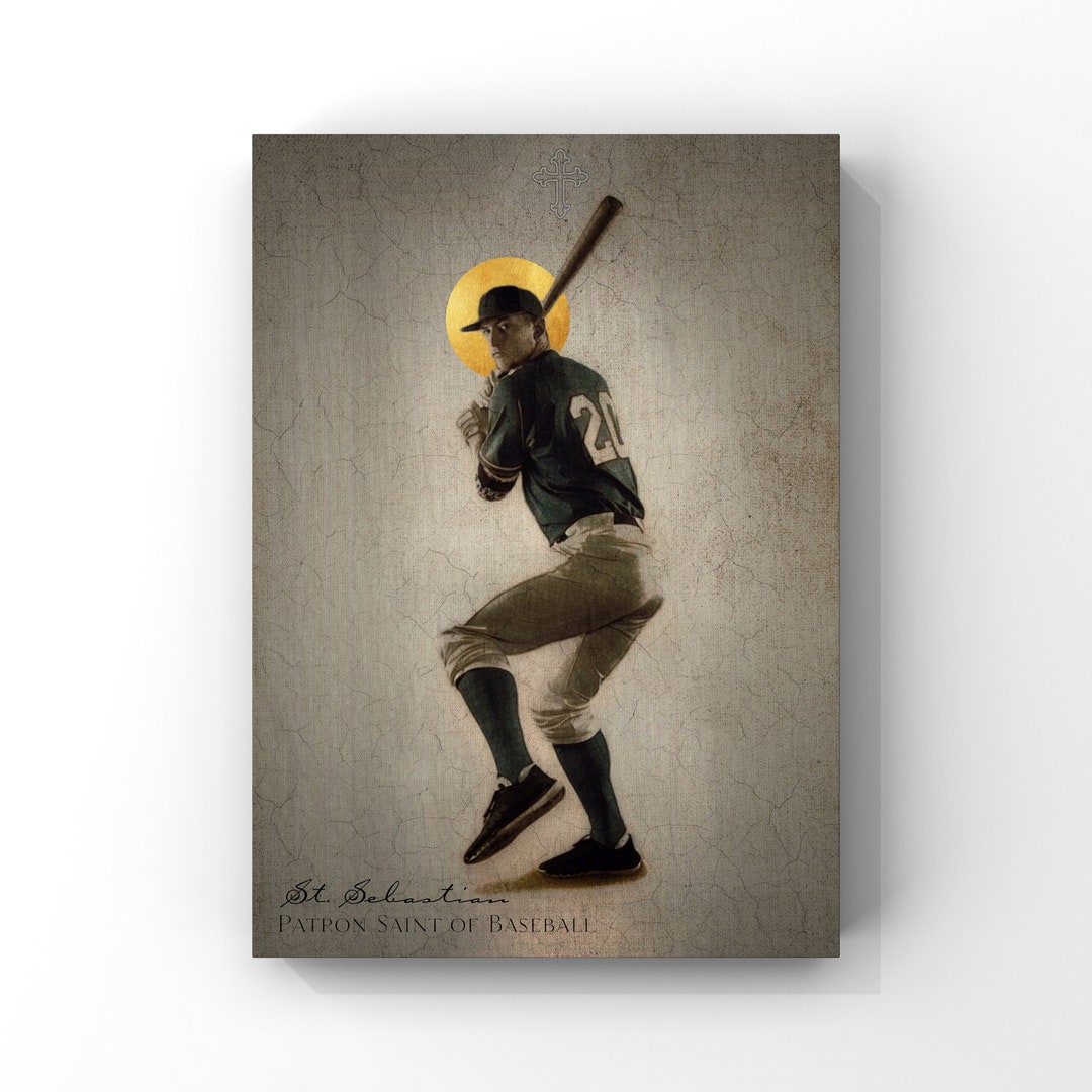 Baseball - St. Sebastian - Patron Saint of Baseball - Catholic Art ...