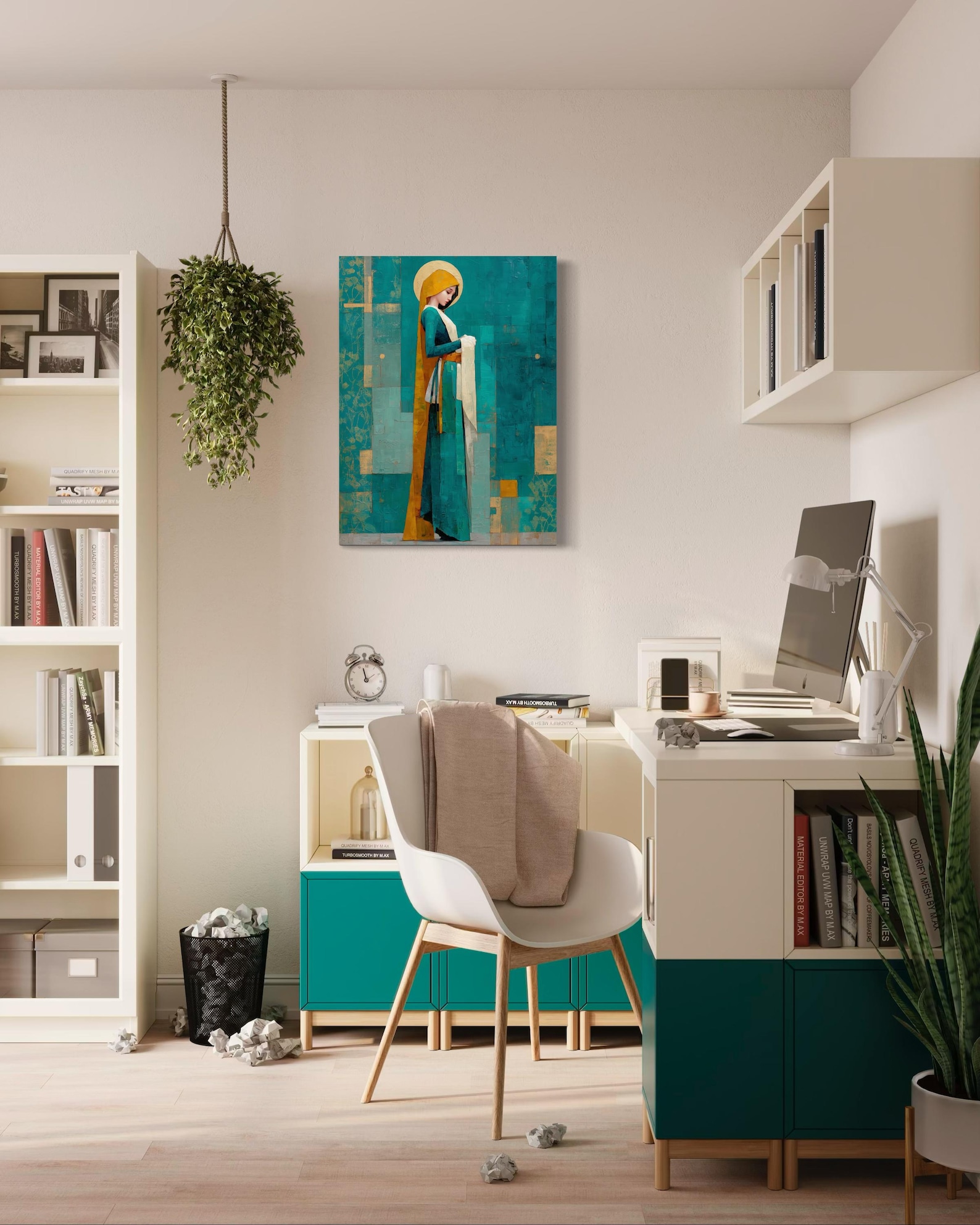 Saint Veronica Catholic Wall Art — Patron Saint of Photography — Modern ...