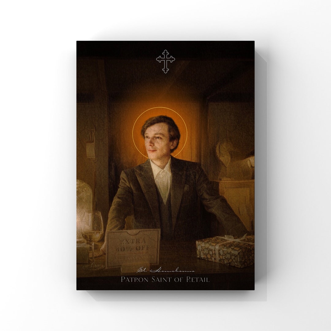 St.homobonus - Patron Saint of Retail - Catholic Art Print - Small ...