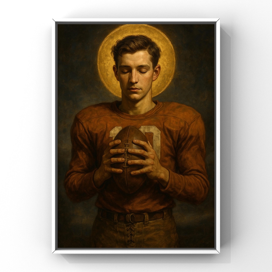 Patron Saint of American Football – Saint Sebastian Sports Wall Art ...