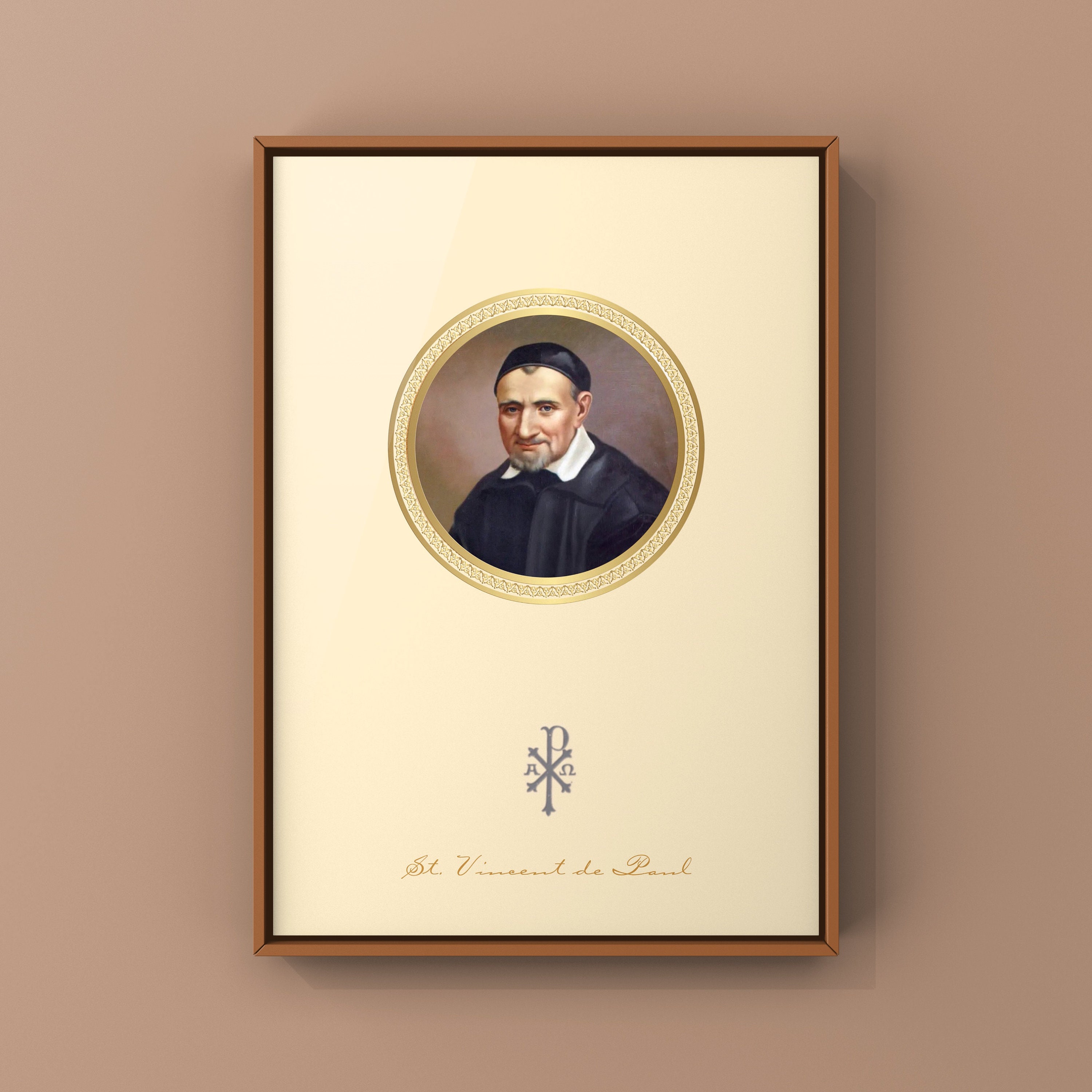 St Vincent De Paul Patron Saint of Hospitals Catholic Art Print ...