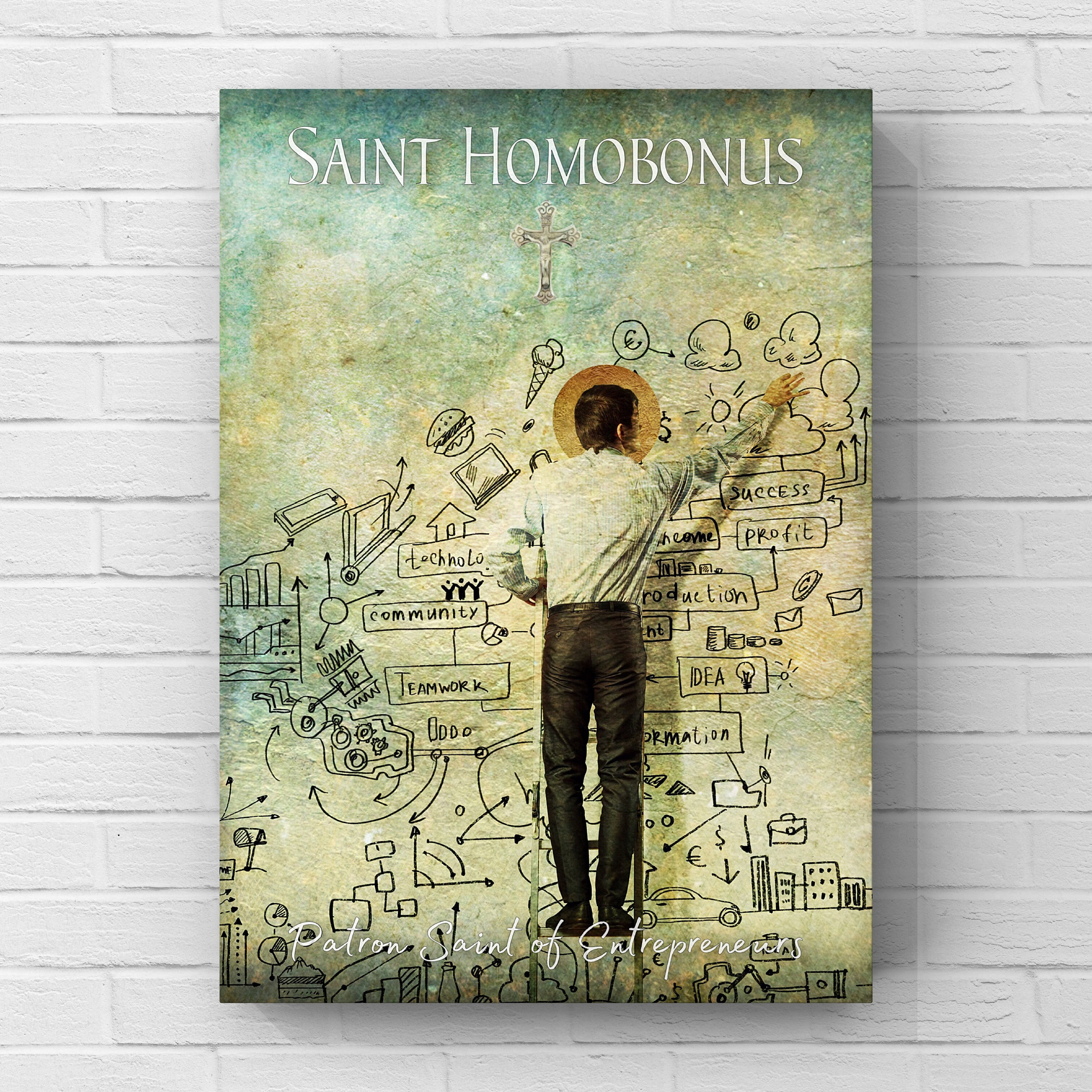 ENTREPRENEUR Saint Homobonus Patron Saint of Business and - Etsy