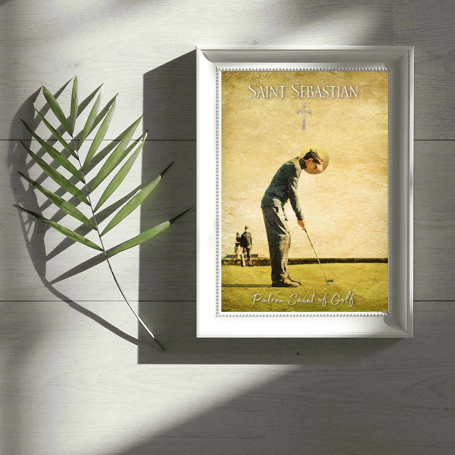 GOLF, Saint Sebastian, Patron Saint of Golf, Catholic Wall Art, Digital ...
