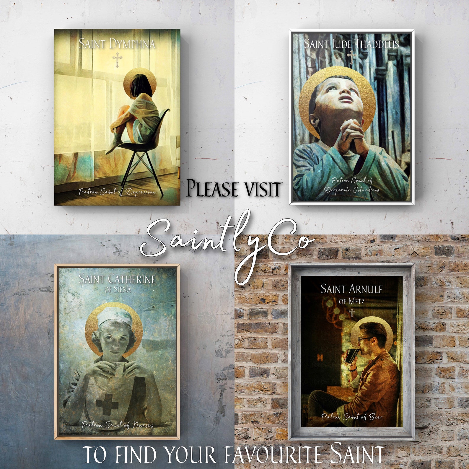 Swimming Saint Adjutor Patron Saint of Swimmers Catholic - Etsy