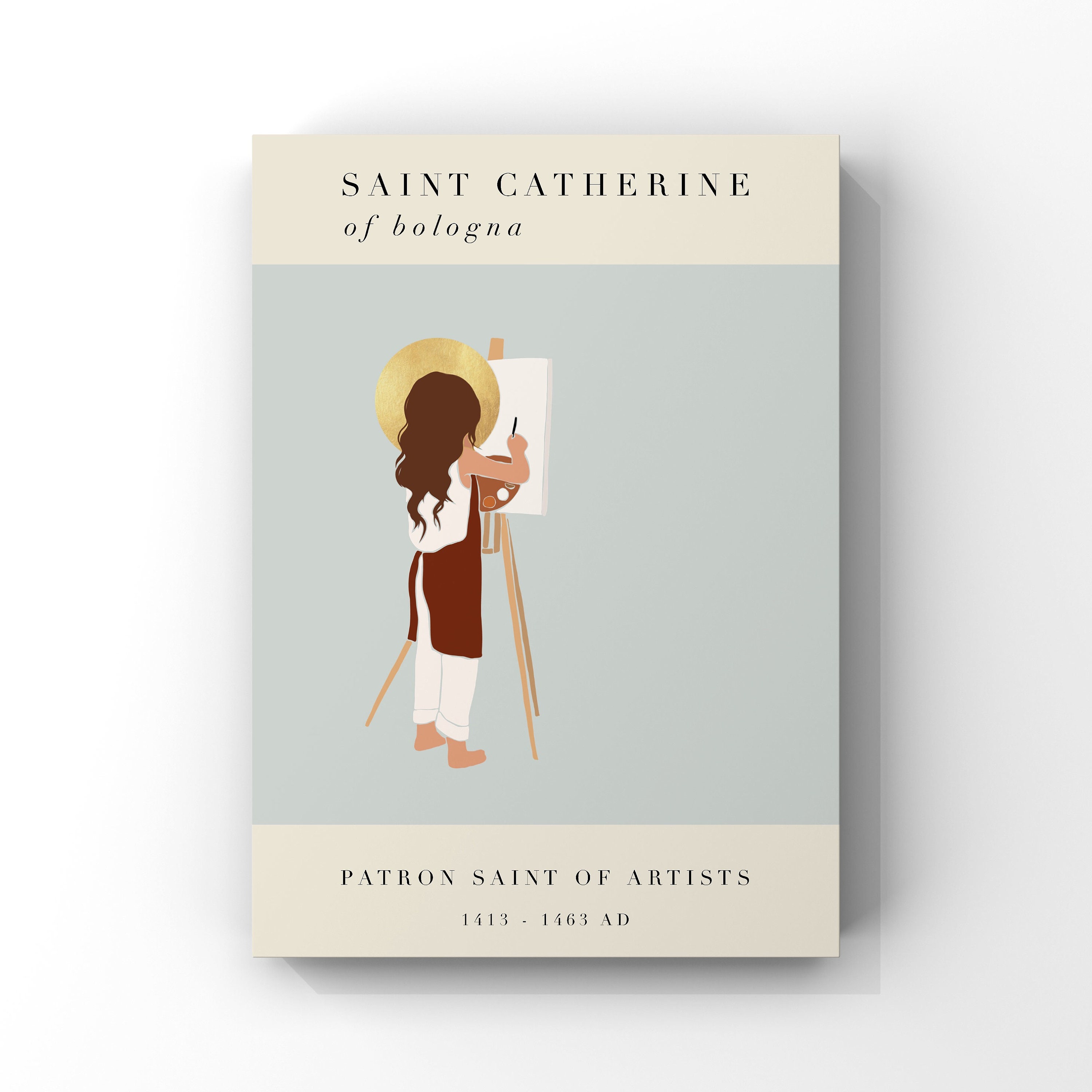 Patron Saint of Artists - Saint Catherine of Bologna - Artist Wall Art ...