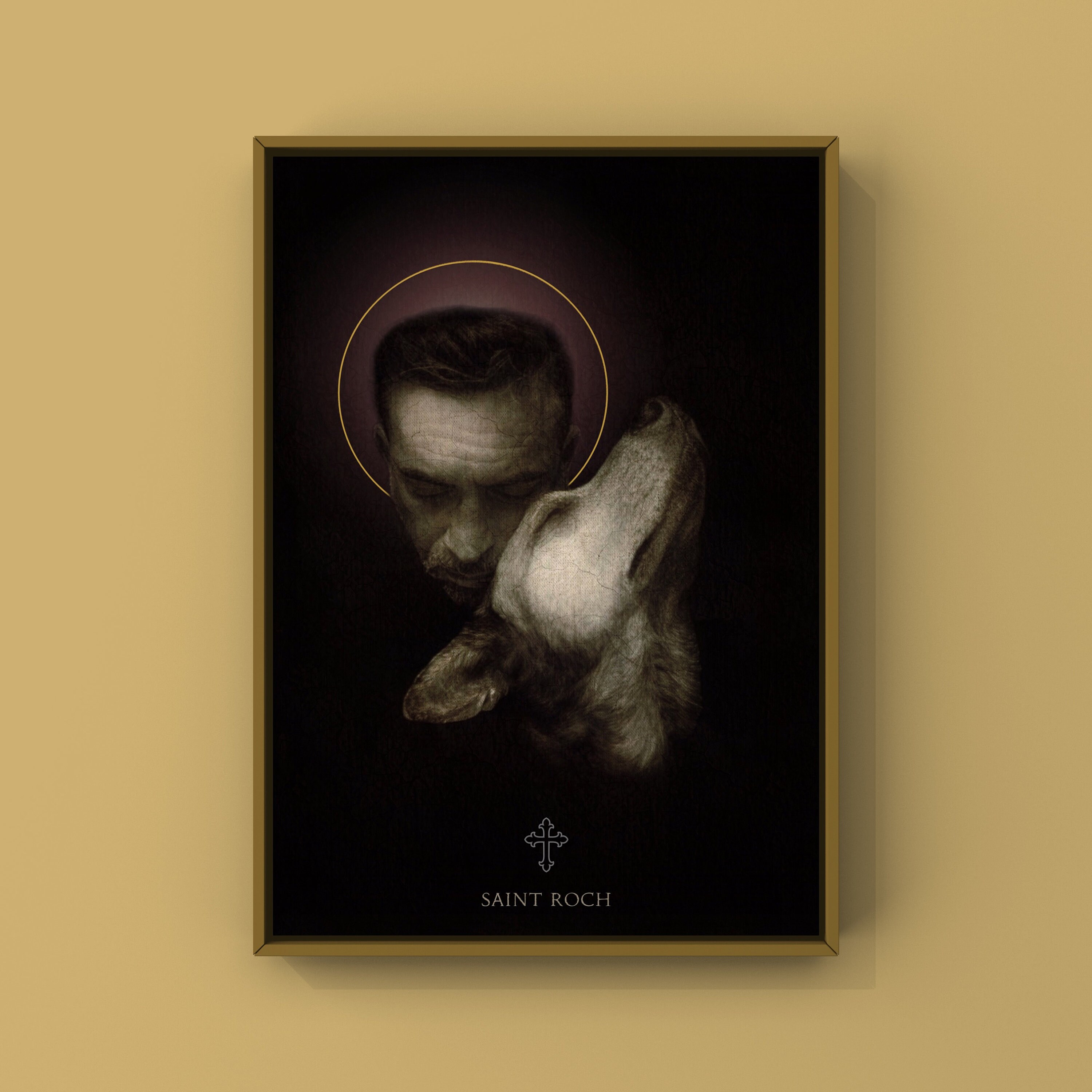 Saint Roch - Patron Saint of Dogs - St Rocco Print - Dog Lovers Gift ...