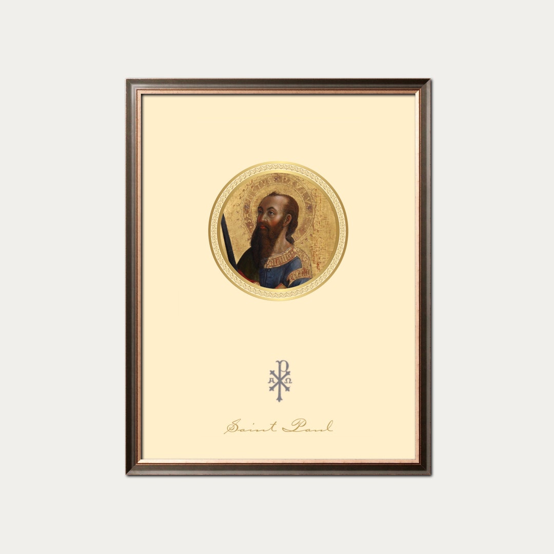 St. Paul - Patron Saint of Missionaries and Evangelists - Catholic Art ...
