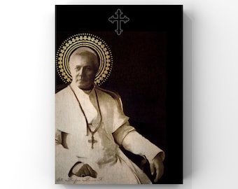 St. Pope Pius X Art Print Catholic Patron Saint of First - Etsy