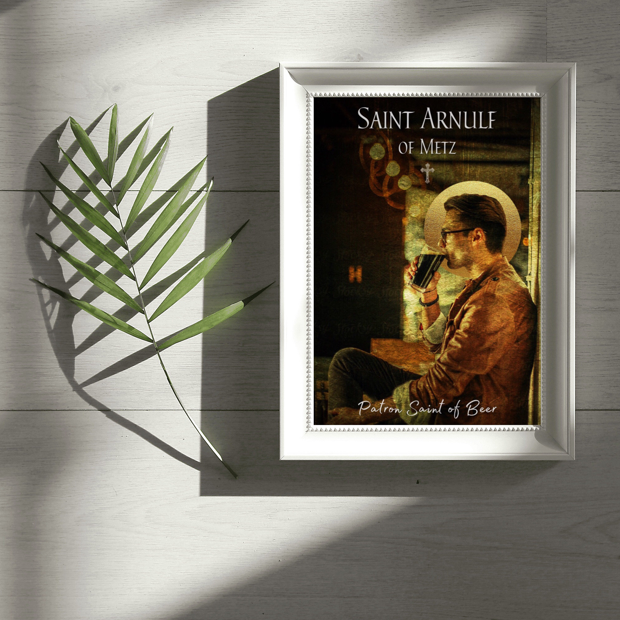 BEER, Saint Arnulf of Metz, Patron Saint of Beer and Brewers, Gift for ...