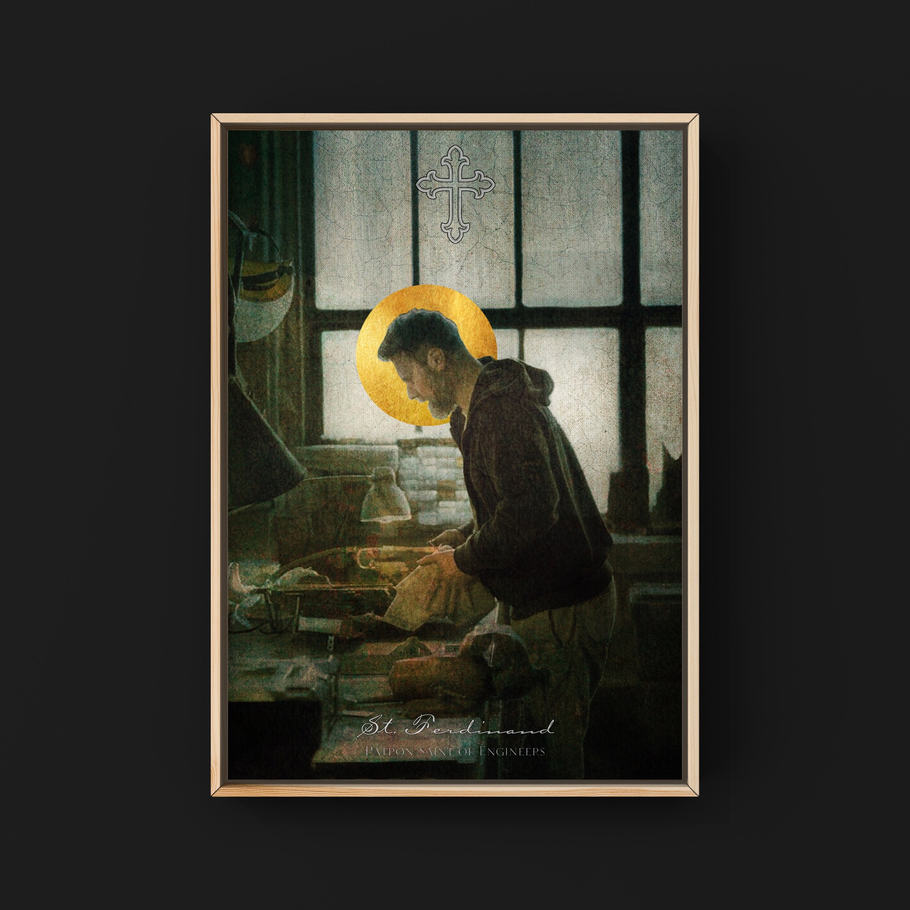 St. Ferdinand Patron Saint of Engineers Catholic Art Print Gift for ...