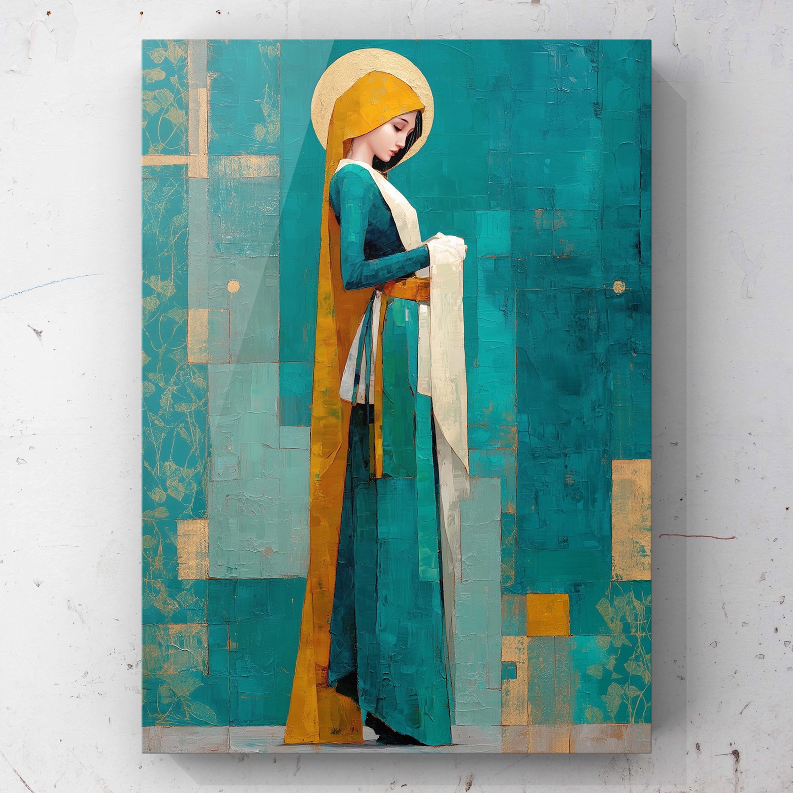 Saint Veronica Catholic Wall Art — Patron Saint of Photography — Modern ...