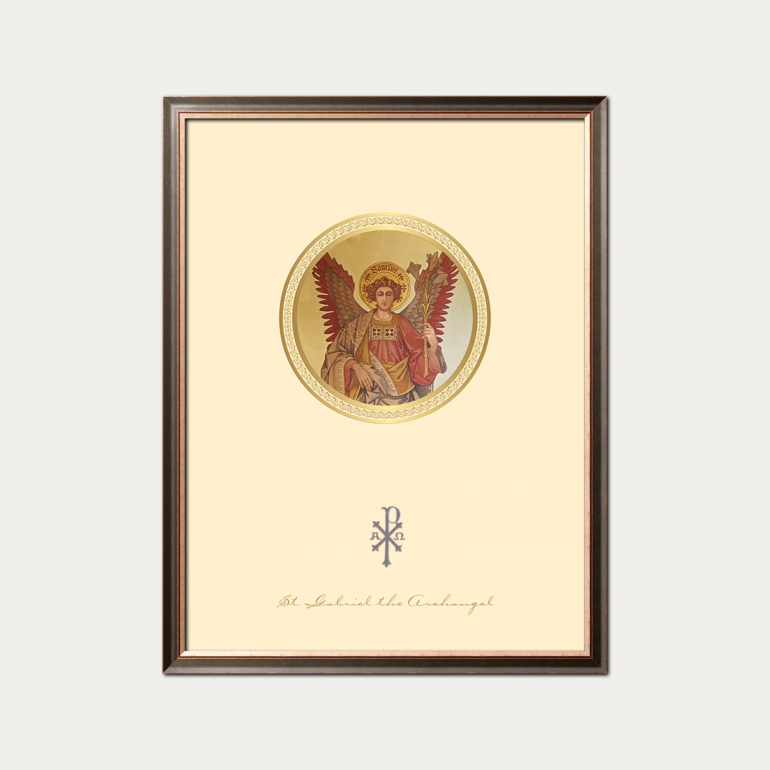 St. Gabriel the Archangel Catholic Art Print Archangel - Etsy