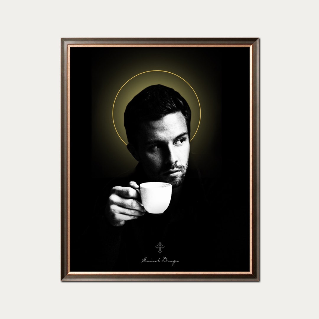 Patron Saint of Coffee St. Drogo Catholic Art Print Coffee Poster Cafe ...