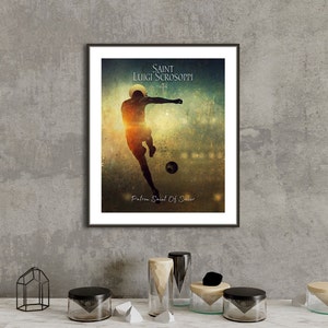 Patron Saint of Soccer, Saint Luigi Scrosoppi, Gift for Soccer Fans ...