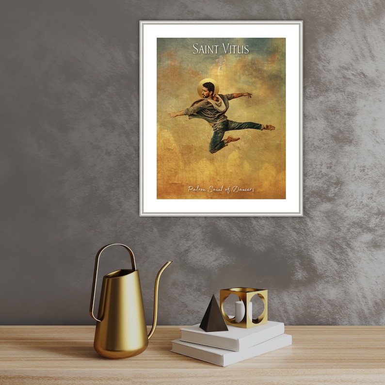 Dancing Saint Vitus Patron Saint of Dancers Catholic - Etsy Australia