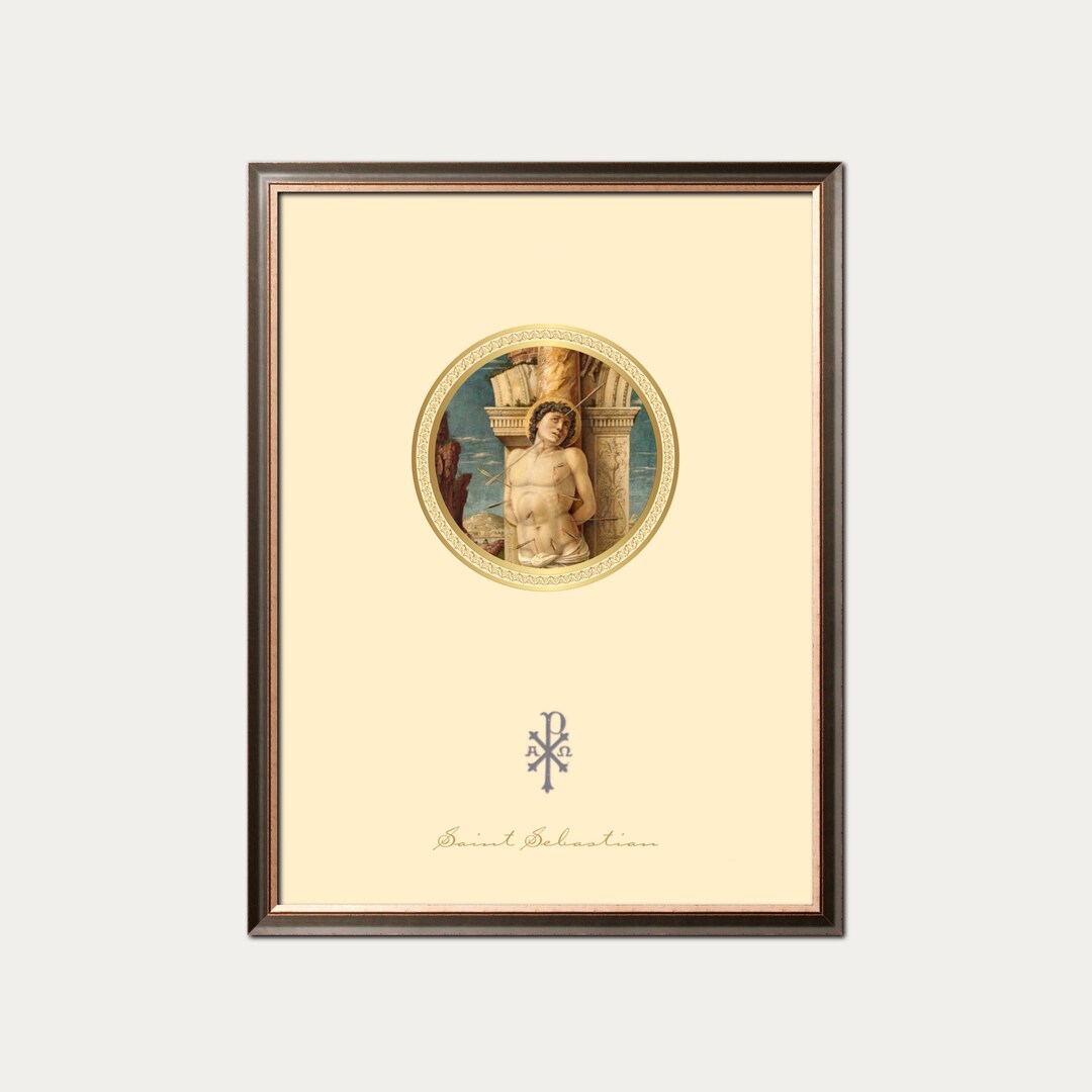 St. Sebastian - Patron Saint of Athletes- Christian Martyr- Patron ...