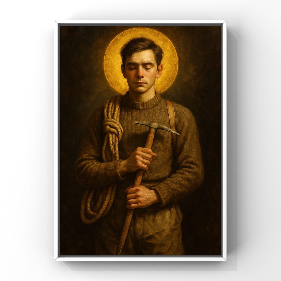 Patron Saint of Climbers – Saint Bernard of Montjoux Catholic Wall Art ...