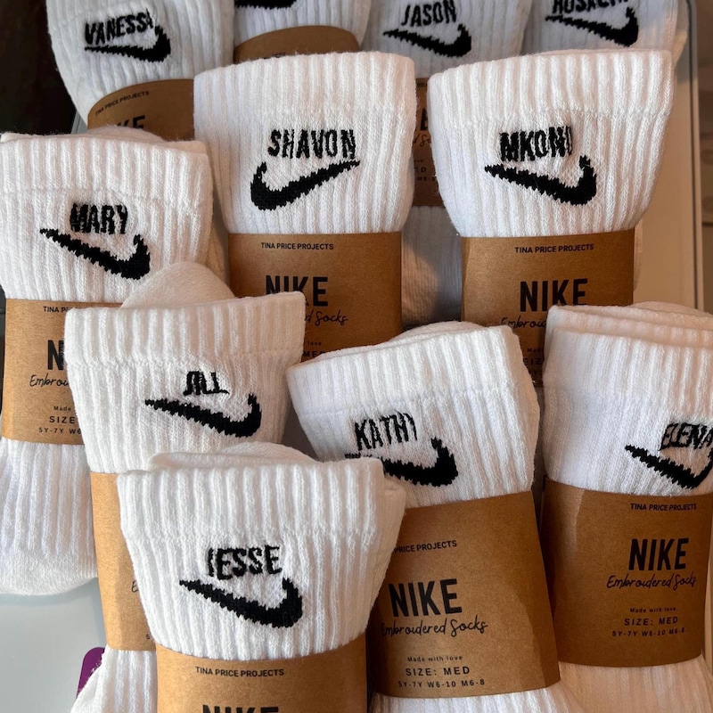 Custom Nike Socks - Etsy