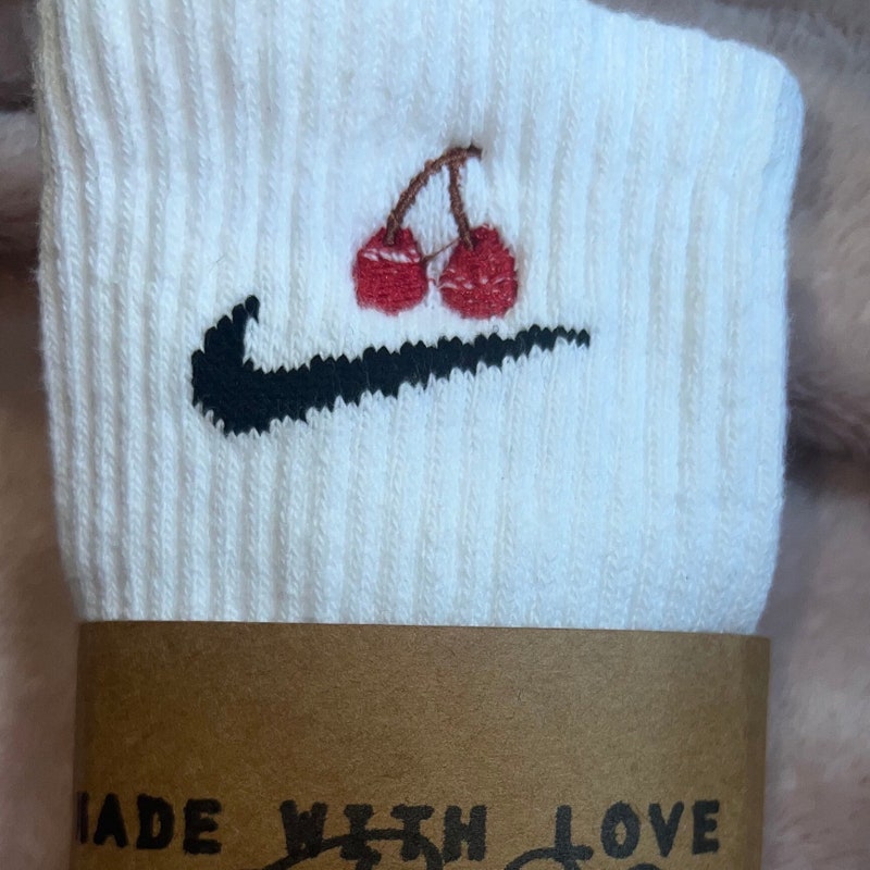 Embroidered Socks - Etsy