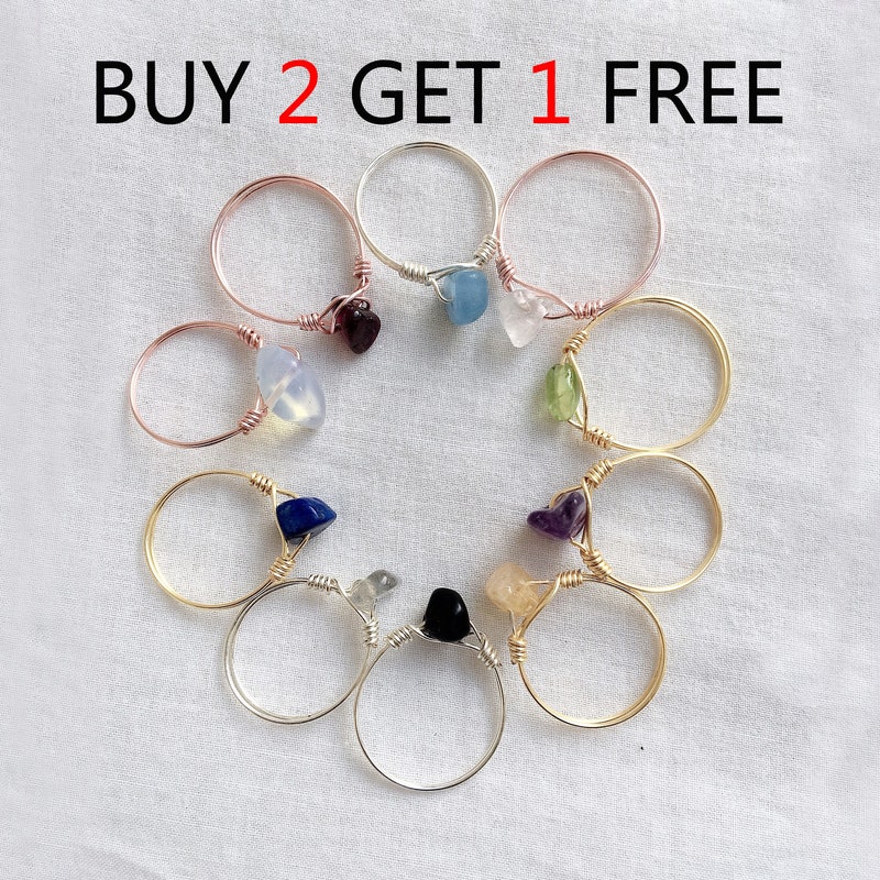 Crystal Rings - Etsy