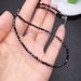 Black Spinel Necklace Black Spinel Jewelry Layering Beaded - Etsy