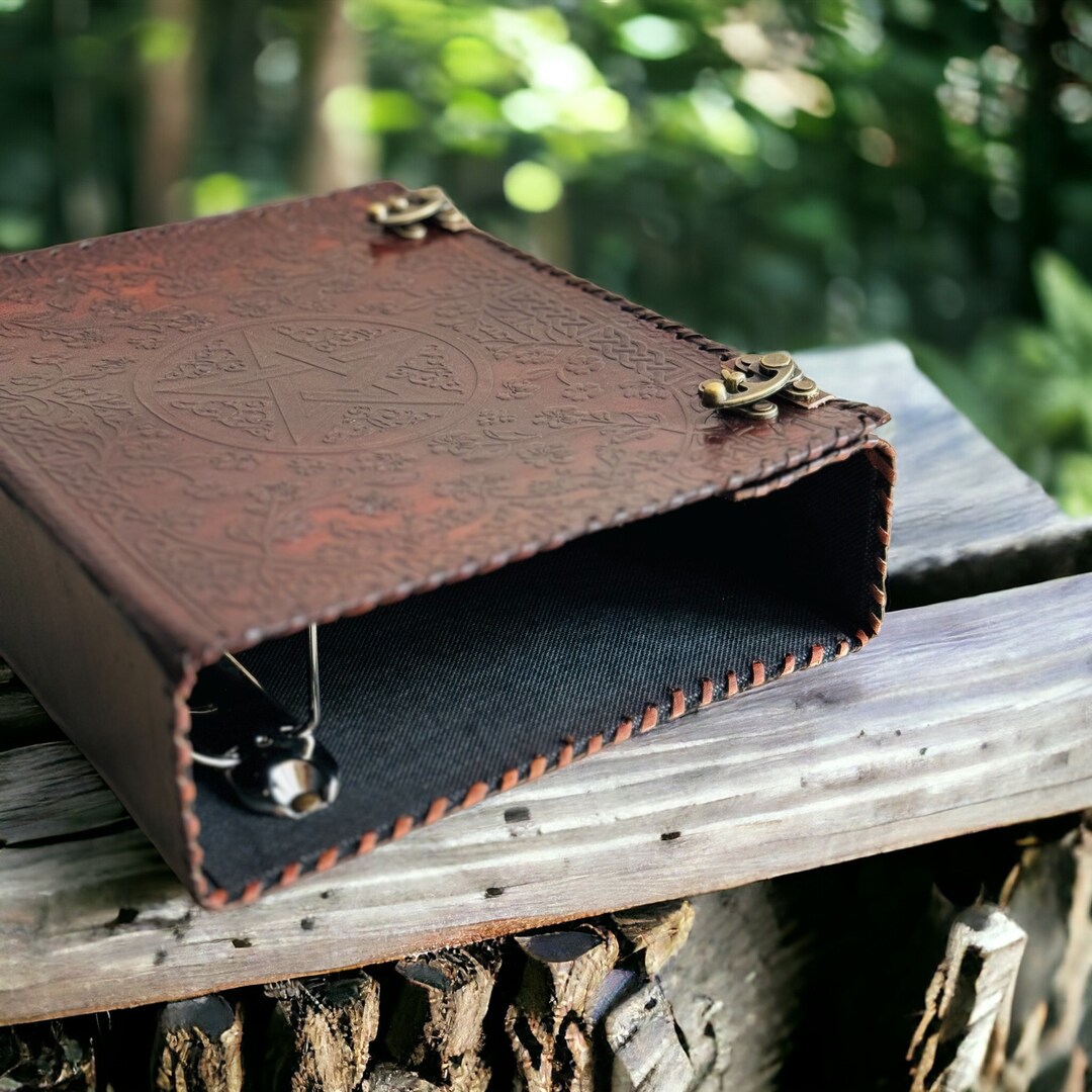 3 Inch Ring Binder, Leather Binder Pentagram, Leather Binder A4 ...