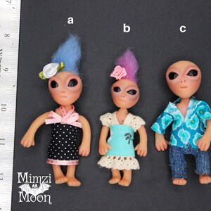Alien Dolls! Cute Alien Family! Polymer Clay Dolls! - Etsy