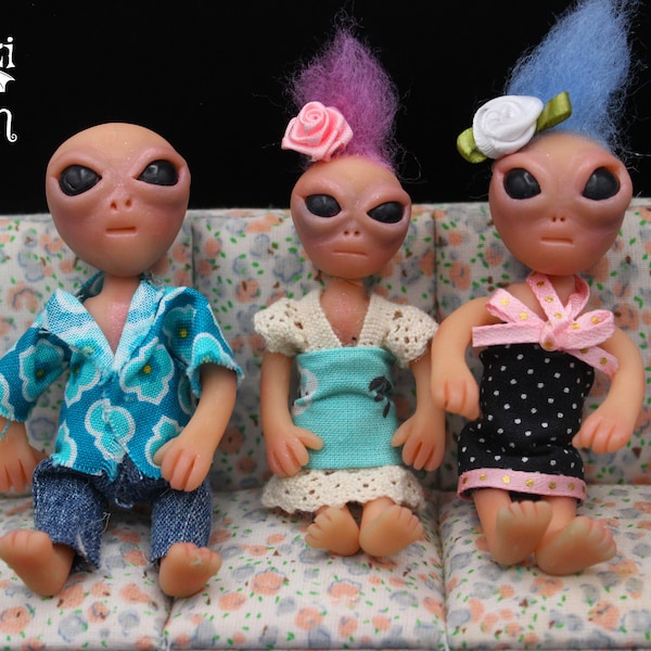Clay Alien - Etsy
