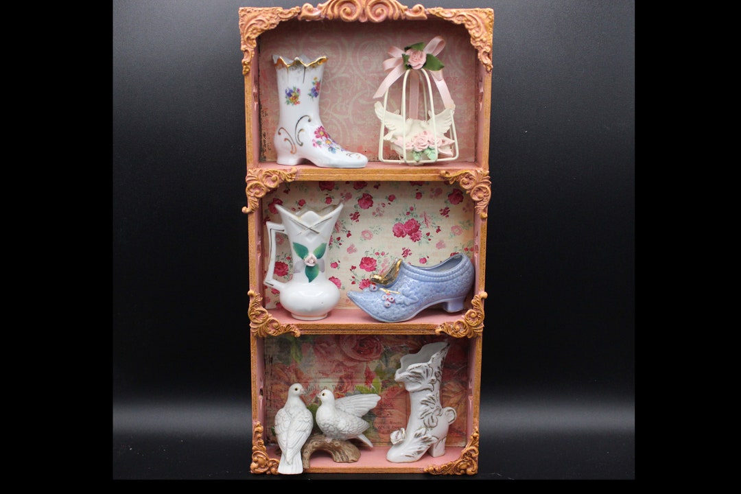 Pretty Shabby Chic Shadow Box! - Etsy