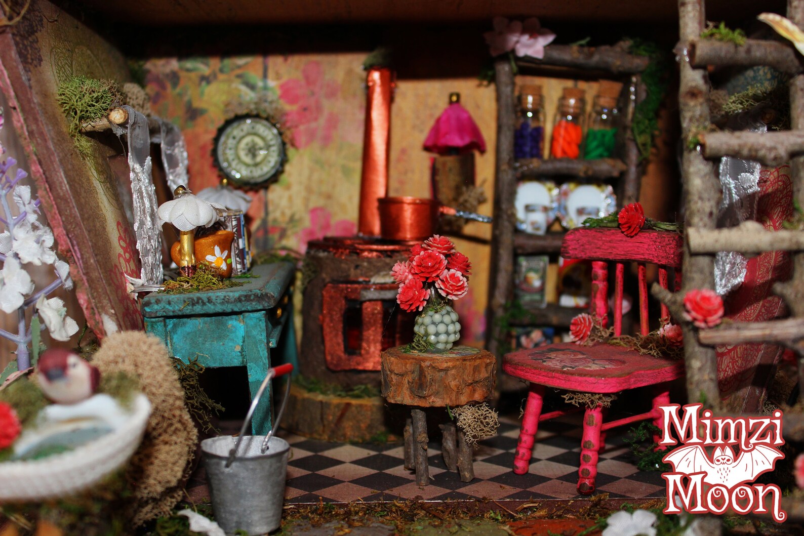 Charming Furnished Fairy House Dollhouse! - Etsy