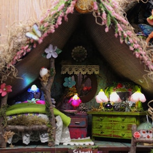 Charming Furnished Fairy House Dollhouse! - Etsy