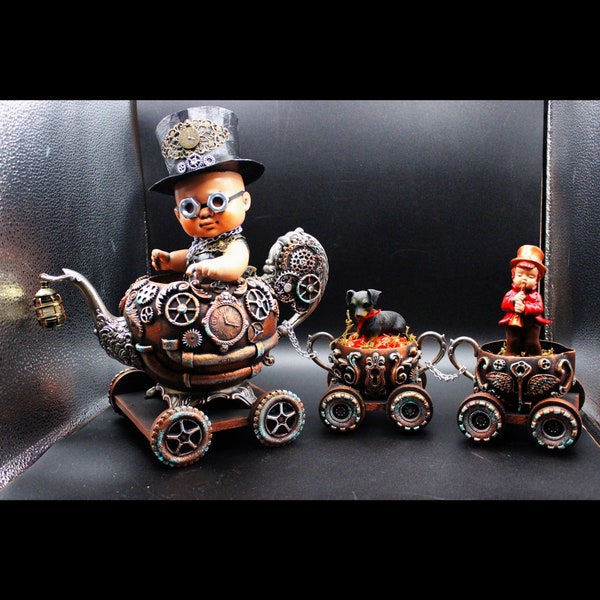 Steampunk Train - Etsy