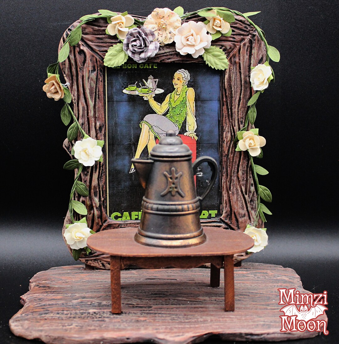 Vintage Coffee Pot Diorama - Etsy