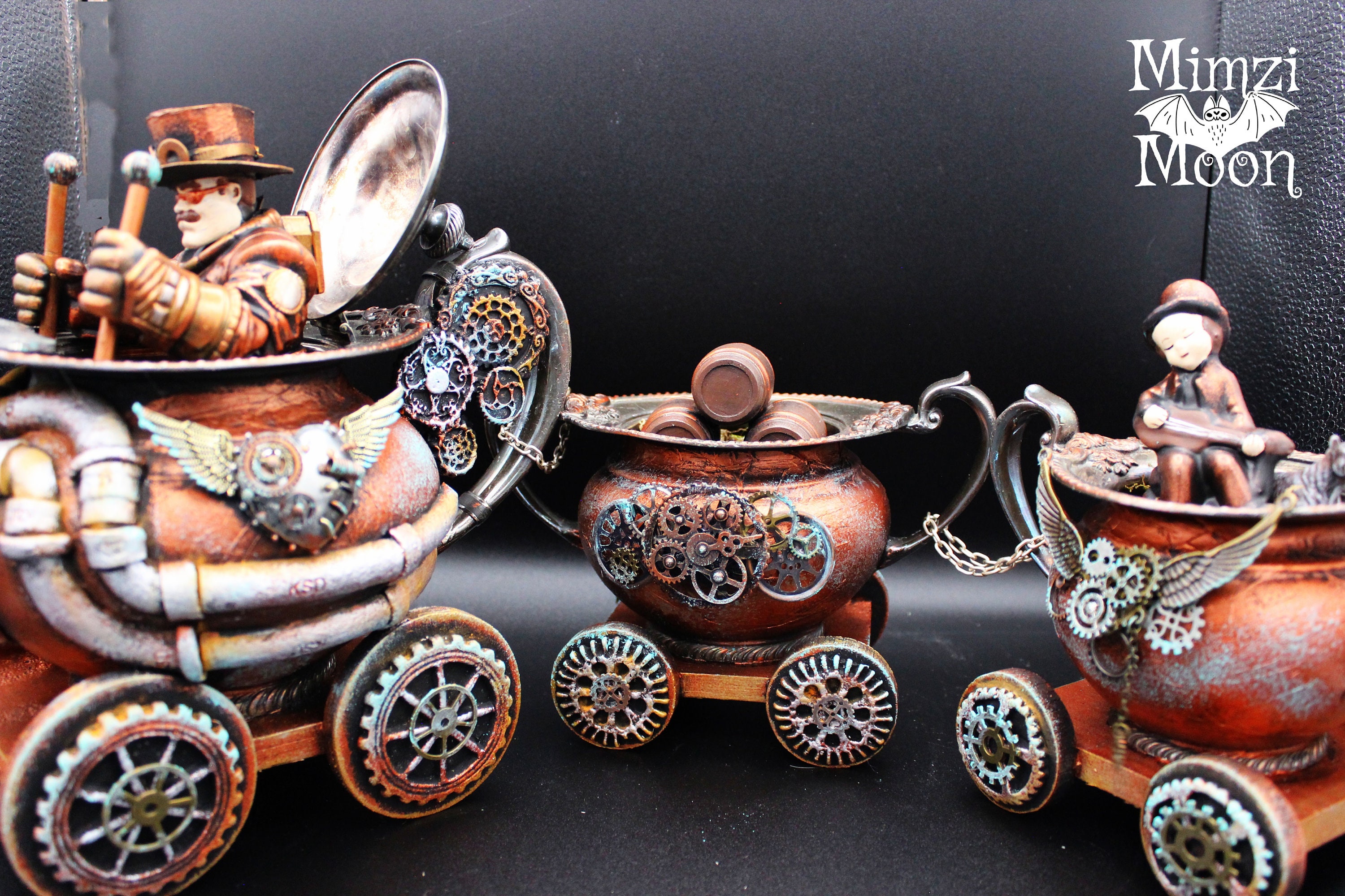 Amazing Steampunk Teapot Train Steampunk Tea Set - Etsy