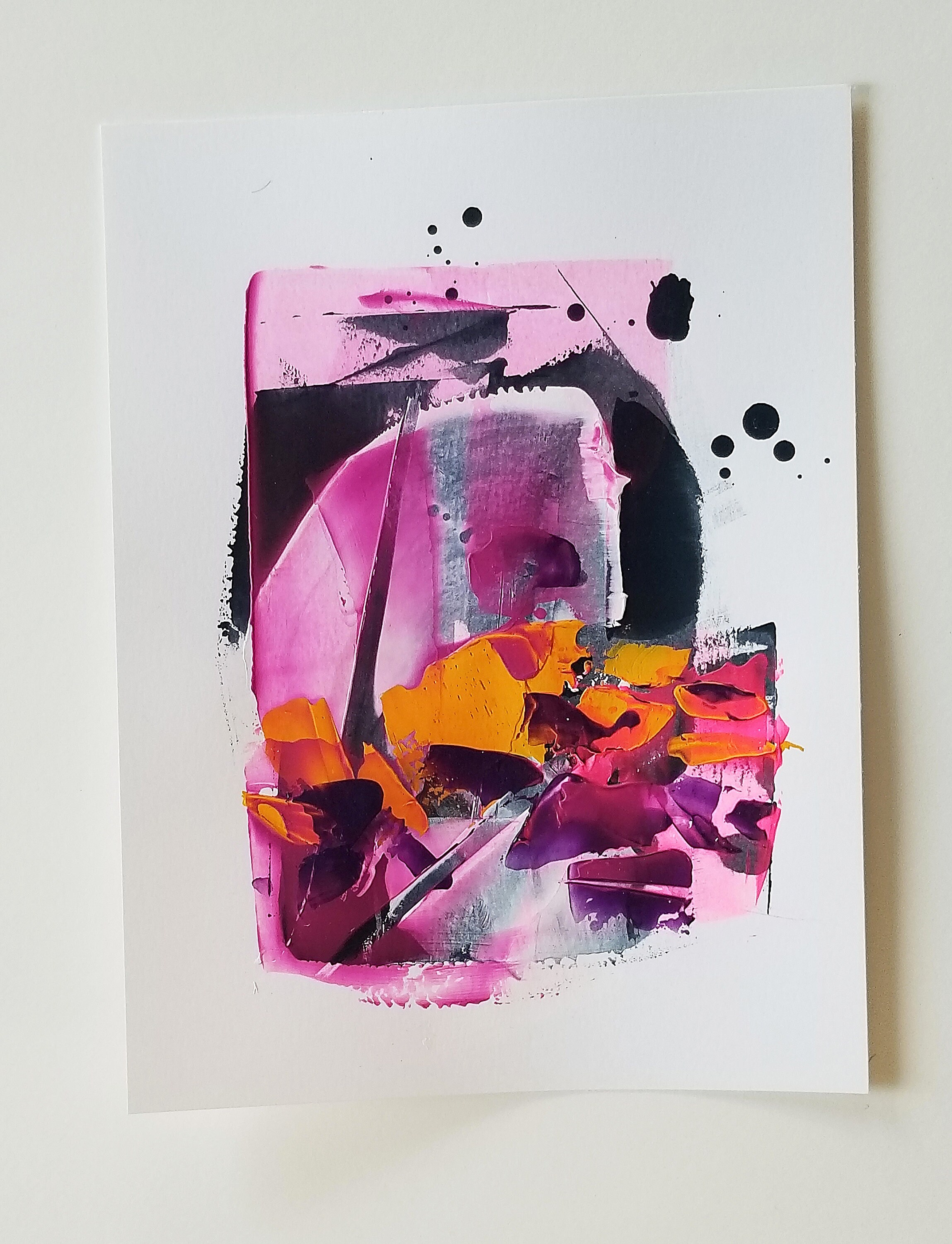 Small Abstract Painting Original Painting Rectangular - Etsy Singapore