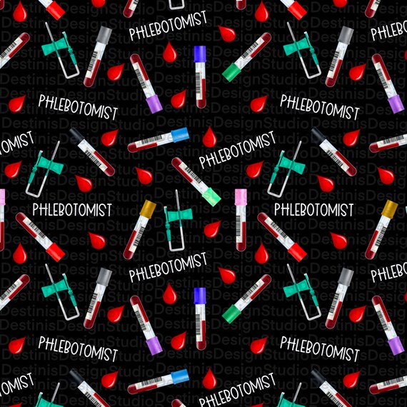 Phlebotomist Seamless Png - Etsy