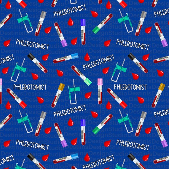 Phlebotomist Seamless Png - Etsy