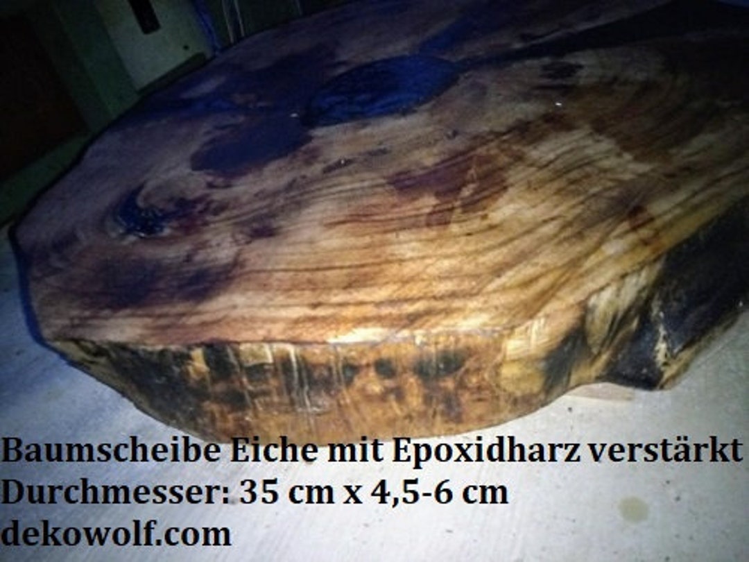 Tree Slice Oak Solid Wood Sanded Oiled Wood Slice Butterfly Inlay Wood ...