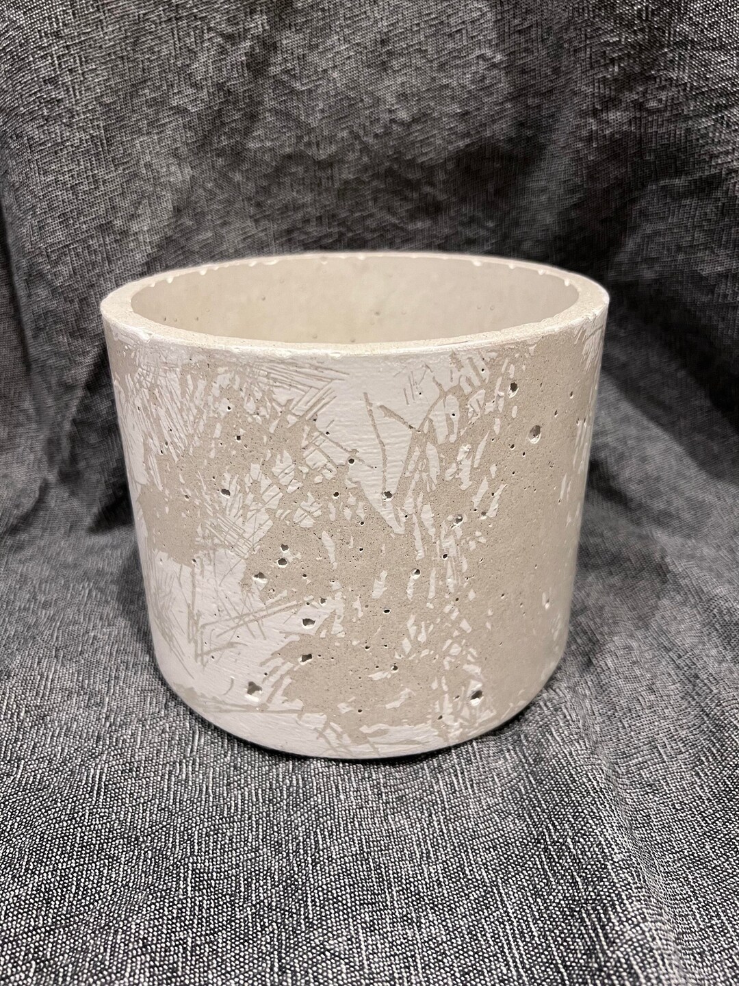 CONCRETE Acrylic Paint 'PRESSED VESSEL' Scribble - Etsy