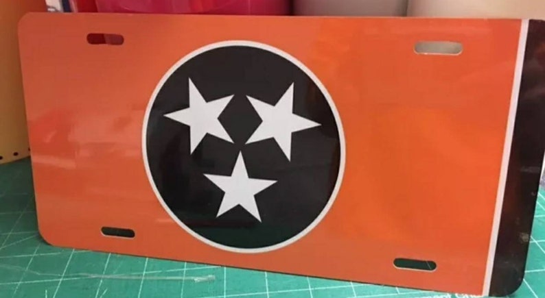 Tennessee Tri Star License Plate - Etsy