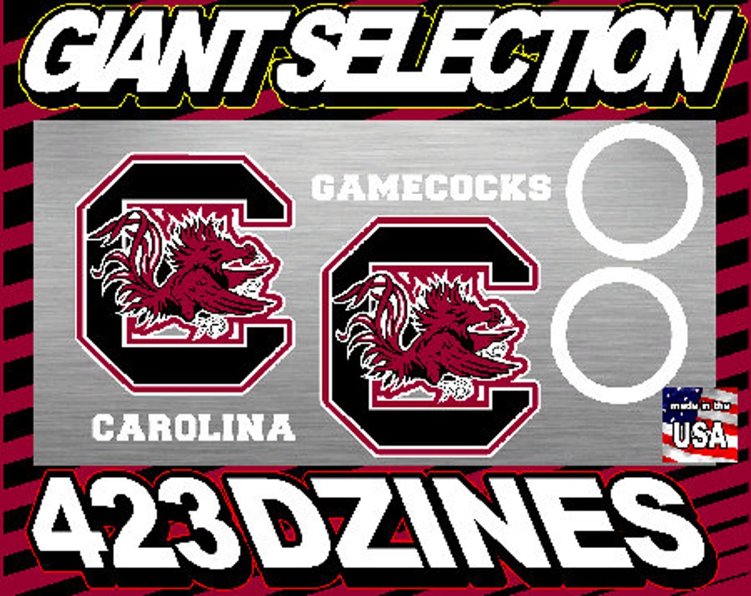 South Carolina Gamecocks 6pc Decal Package - Etsy