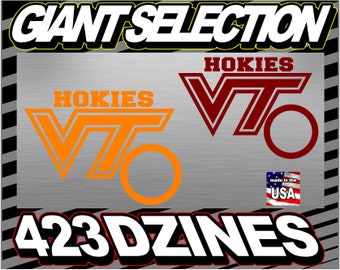 Virginia Tech Decal | Etsy