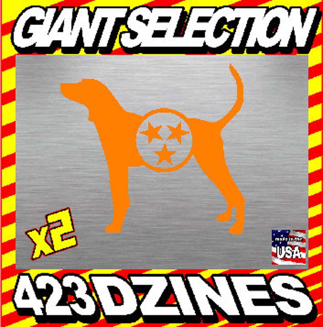 Tennessee Vols Smokey 5 Sticker Decal Buy 1 Get 1 FREE - Etsy