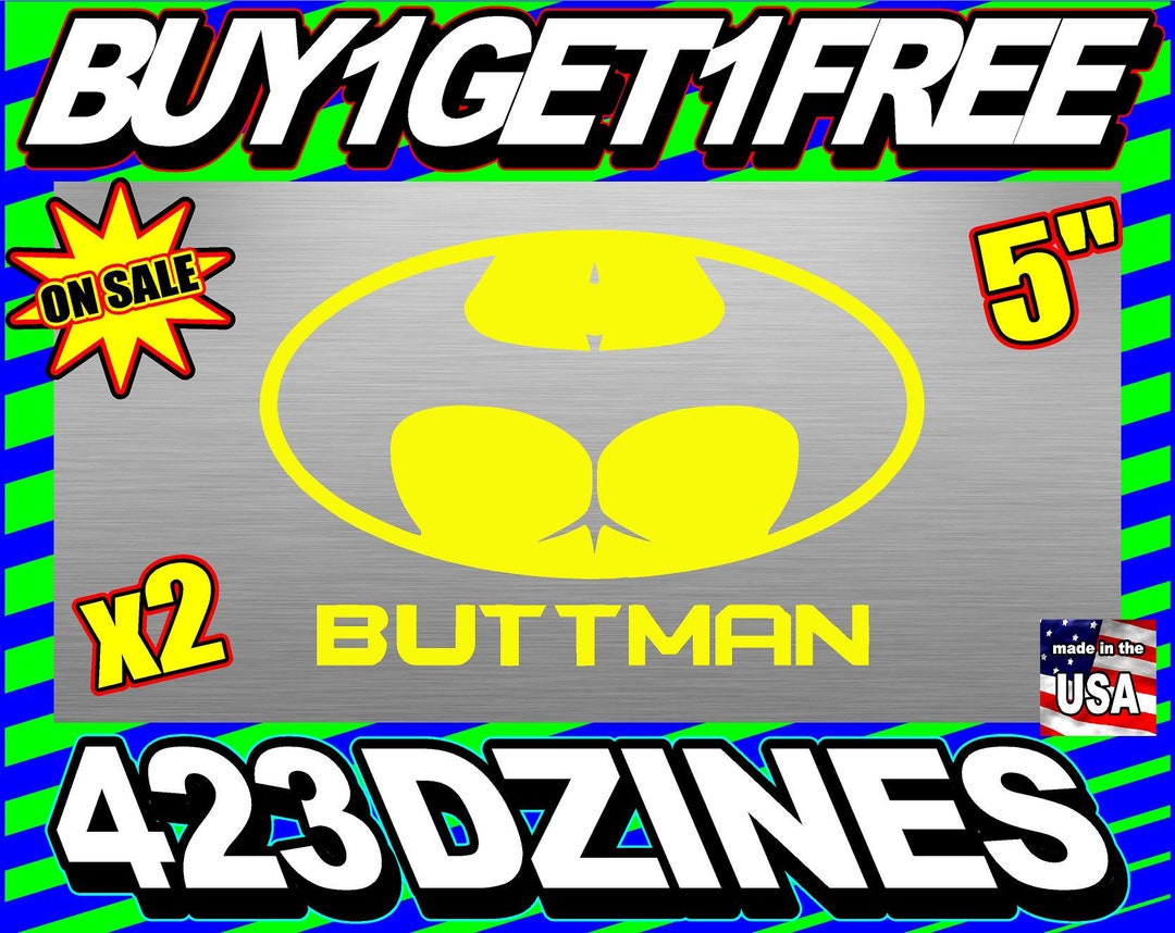 Buttman Decal Laptop Window Vinyl - Etsy