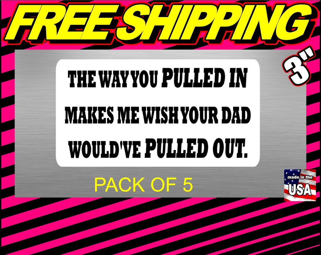 Parking Prank Vinyl Decal | Sticker - Etsy