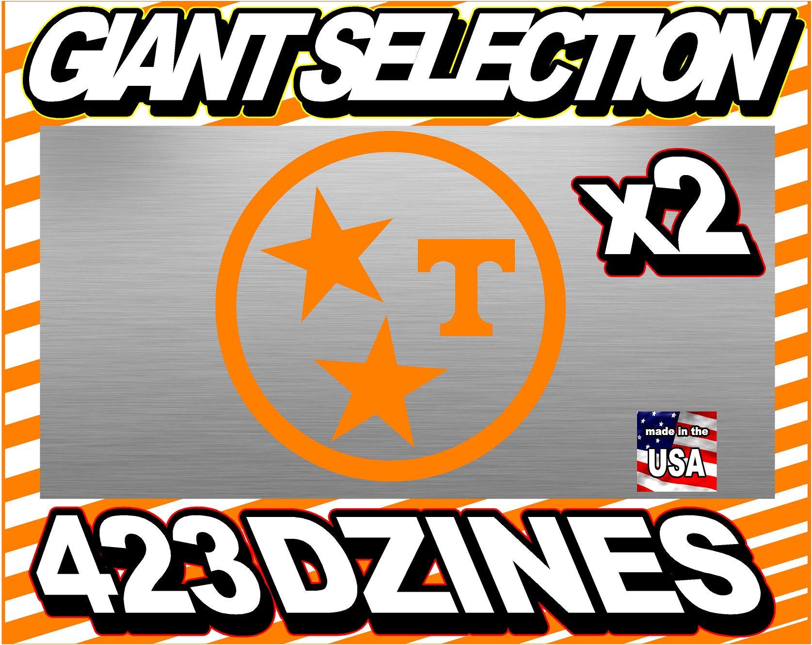 Tennessee Vols Tri Star Sticker 4'' Buy 1 Get 1 FREE - Etsy